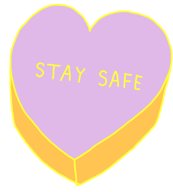 Message Stay Safe Sticker for iOS & Android | GIPHY