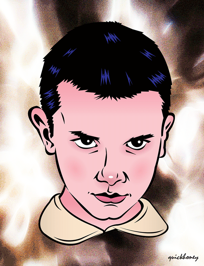 Stranger Things Illustration GIF by PEEKASSO - Find & Share on GIPHY