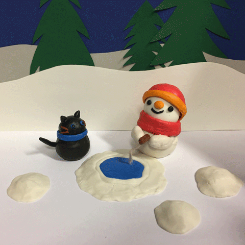 Making-snowman GIFs - Get the best GIF on GIPHY