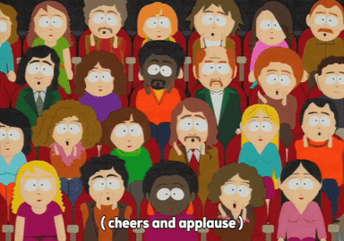 Clapping Cheers GIF by South Park - Find & Share on GIPHY
