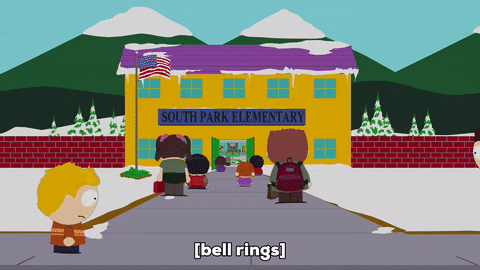 School Bell Ringing Gif