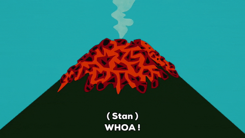 Excited Volcano GIF by South Park - Find & Share on GIPHY