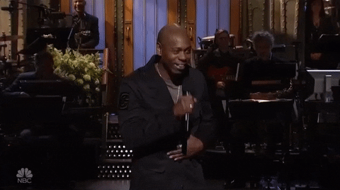 Dave Chappelle Snl GIF by Saturday Night Live - Find & Share on GIPHY