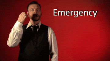 Emergency Signs GIFs on GIPHY - Be Animated