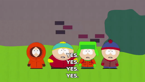 Happy Eric Cartman GIF by South Park - Find & Share on GIPHY