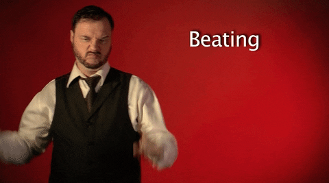 Sign Language Beating GIF by Sign with Robert - Find & Share on GIPHY