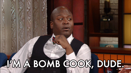 Stephen Colbert Cooking GIF by The Late Show With Stephen Colbert ...