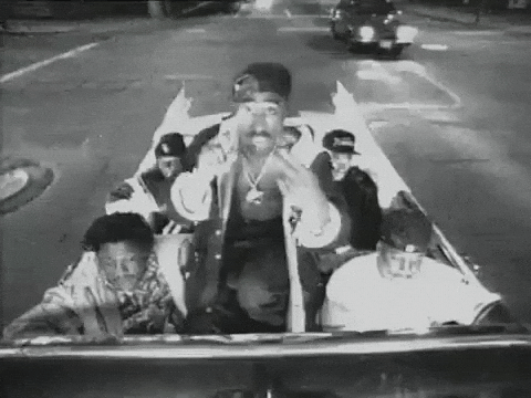 Tupac Car Gif