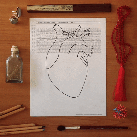 Heart Beat Love GIF by xavieralopez - Find & Share on GIPHY