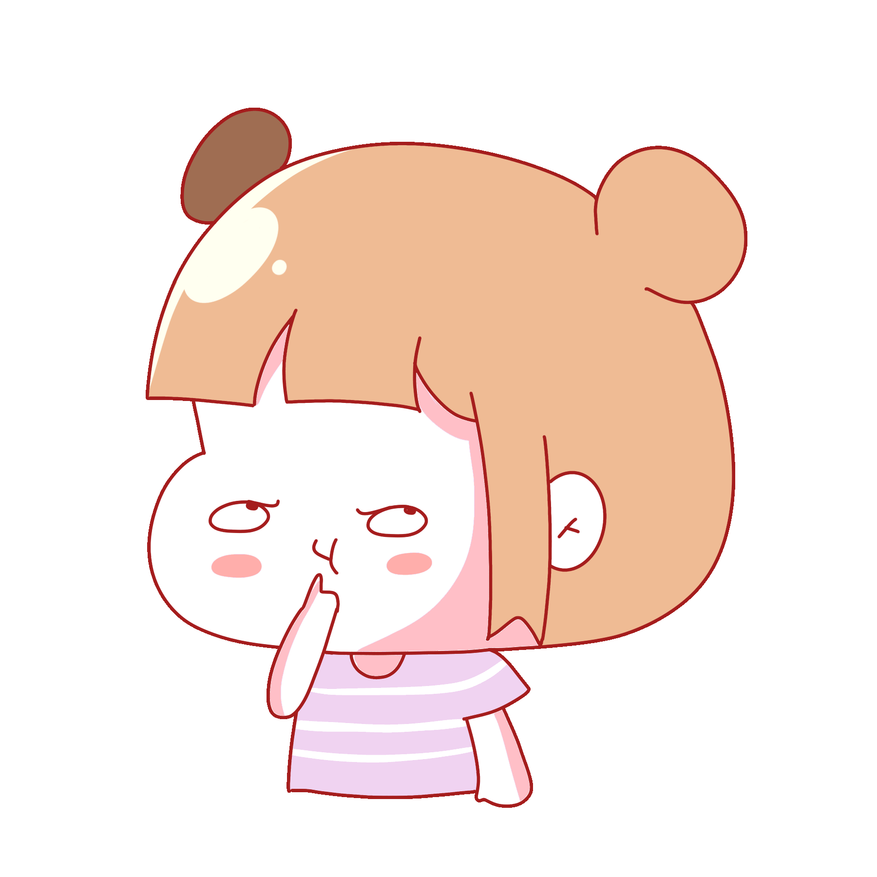 Girl Idk Sticker for iOS & Android | GIPHY