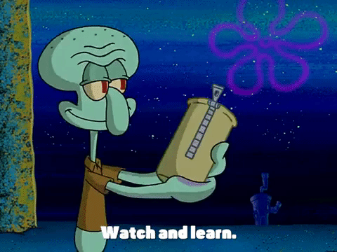 Spongebob Learning Gif