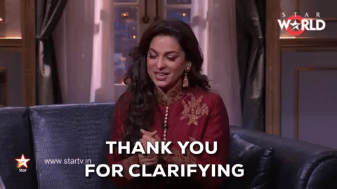 Thanks For The Clarification GIFs - Get the best GIF on GIPHY