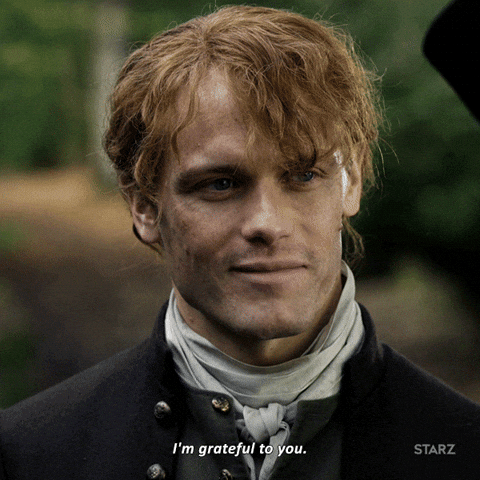 Season 3 Thank You GIF by Outlander - Find & Share on GIPHY