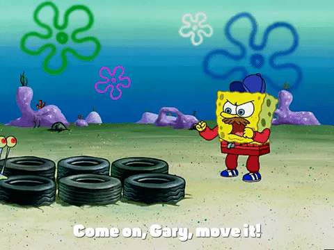 Gary Spongebob Gif