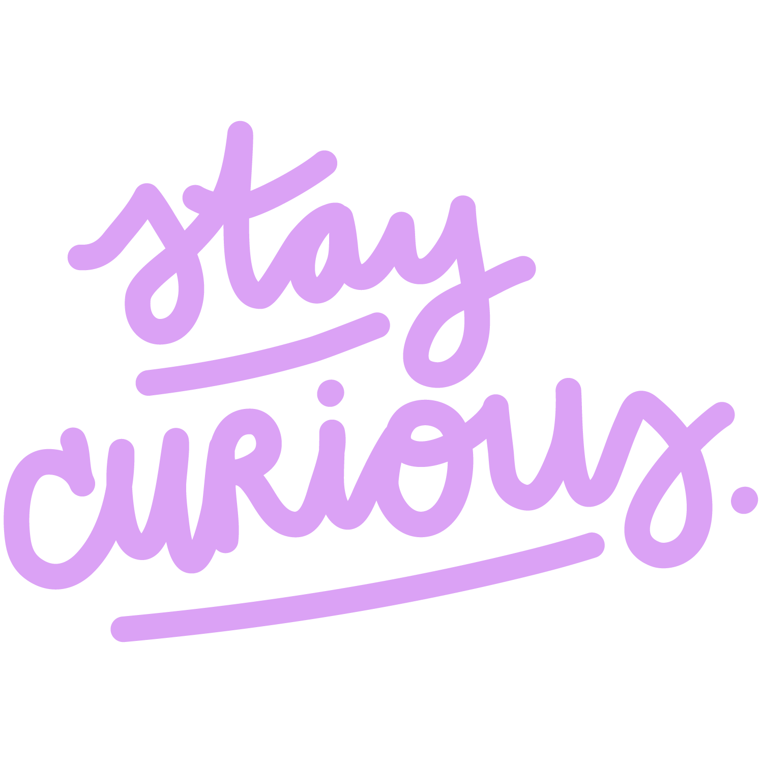 Text Stay Curious Sticker by NAVUCKO. for iOS & Android | GIPHY