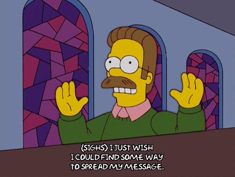 Flanders Praying GIFs - Get the best GIF on GIPHY