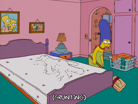 Hitting Bed With Broom GIFs - Get the best GIF on GIPHY
