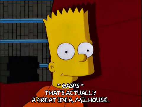 Scared Bart Simpson GIF - Find & Share on GIPHY
