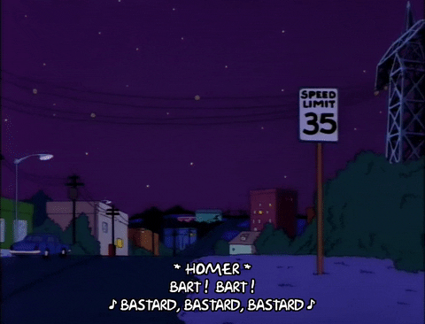 The-simpsons-car-driving-off-in-the-distance GIFs - Get the best GIF on ...