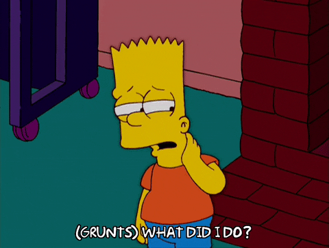 Confused Bart Simpson GIF - Find & Share on GIPHY