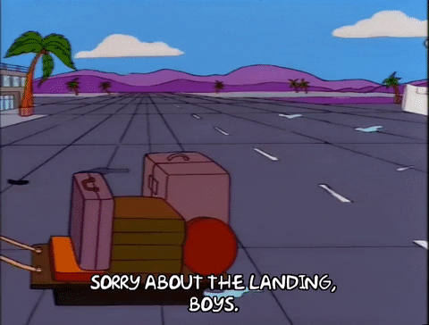 Airplane Crash Gif