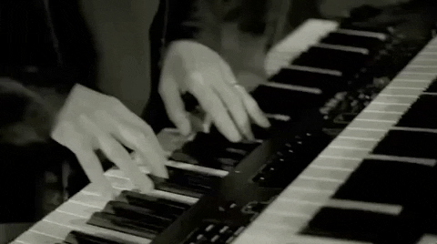 Piano Keyboard Gif