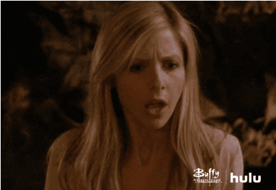 Shocked Buffy The Vampire Slayer GIF by HULU - Find & Share on GIPHY