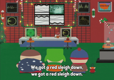 Red-sleigh-down GIFs - Get the best GIF on GIPHY