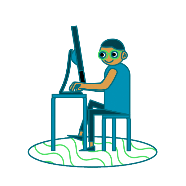 Glasses Coding Sticker by KARDEA! for iOS & Android | GIPHY