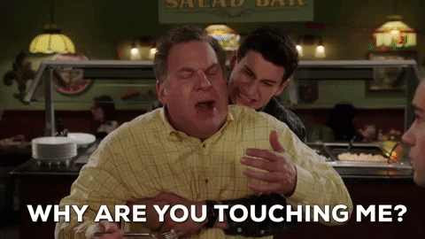 Why Are You Touching Me GIFs - Get the best GIF on GIPHY
