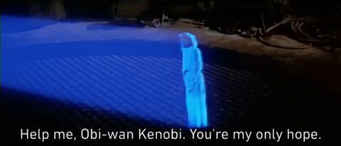 Princess-leia-help-me GIFs - Get the best GIF on GIPHY