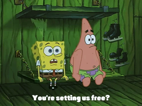 Spongebob Leaving Gif