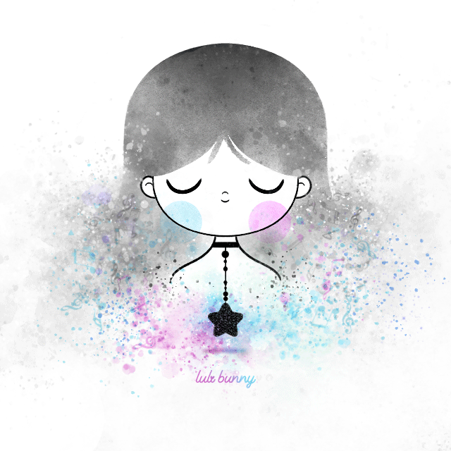 Wish Upon A Star Girl GIF by Luli Bunny - Find & Share on GIPHY