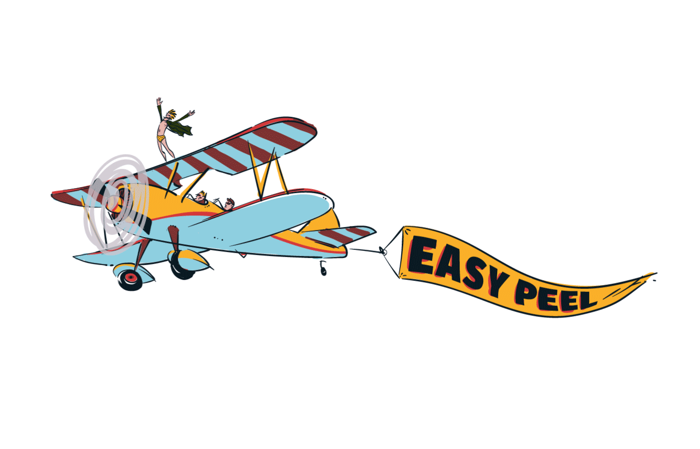 Design Flying Sticker by Easy Peel Studio for iOS & Android | GIPHY