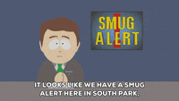 South Park Smug Alert Cloud