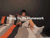 Doing Homework Gif