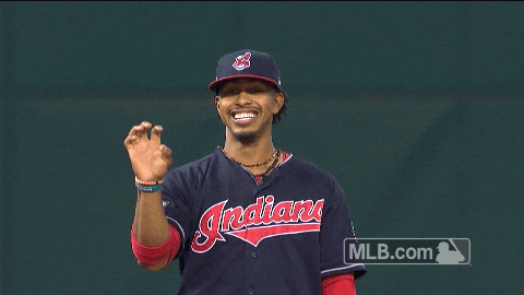 Cleveland Indians Smiling GIF by MLB - Find & Share on GIPHY