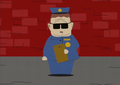 Officer Barbrady Talking GIF by South Park - Find & Share on GIPHY