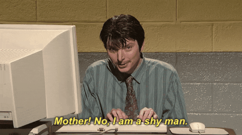 Im-a-shy-man GIFs - Get the best GIF on GIPHY