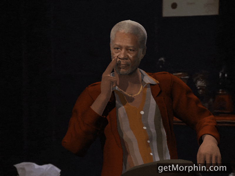 Morgan Freeman Yes GIF by Morphin - Find & Share on GIPHY