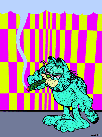 Stoned Garfield GIFs - Get the best GIF on GIPHY