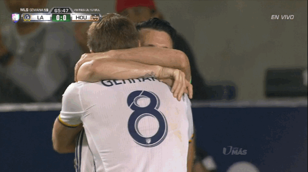 Steven Gerrard Hugs GIF by LA Galaxy - Find & Share on GIPHY