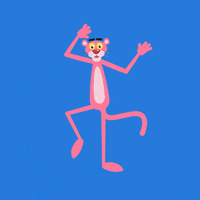 Pink Panther Sneaking Gif