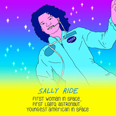 Sally-ride GIFs - Get the best GIF on GIPHY