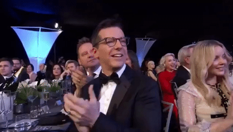 Sean Hayes Applause GIF by SAG Awards - Find & Share on GIPHY