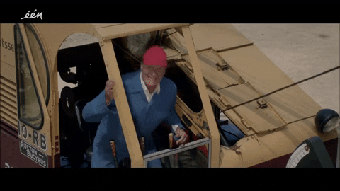 Happy Dimitri GIF by vrt - Find & Share on GIPHY