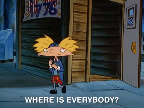 Where Did Everyone Go Gif