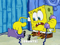Spongebob Finger Gif