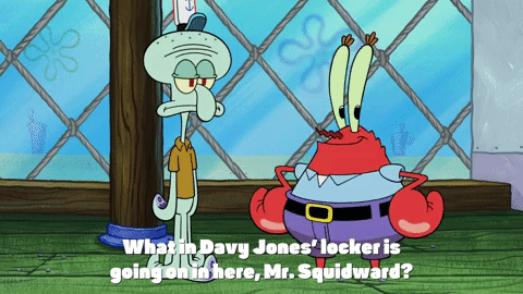 Spongebob Thinking Gif