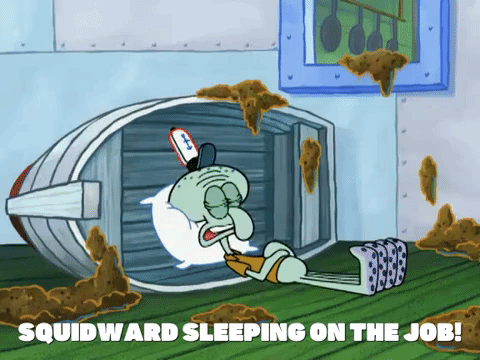 Sleeping At Work Gif